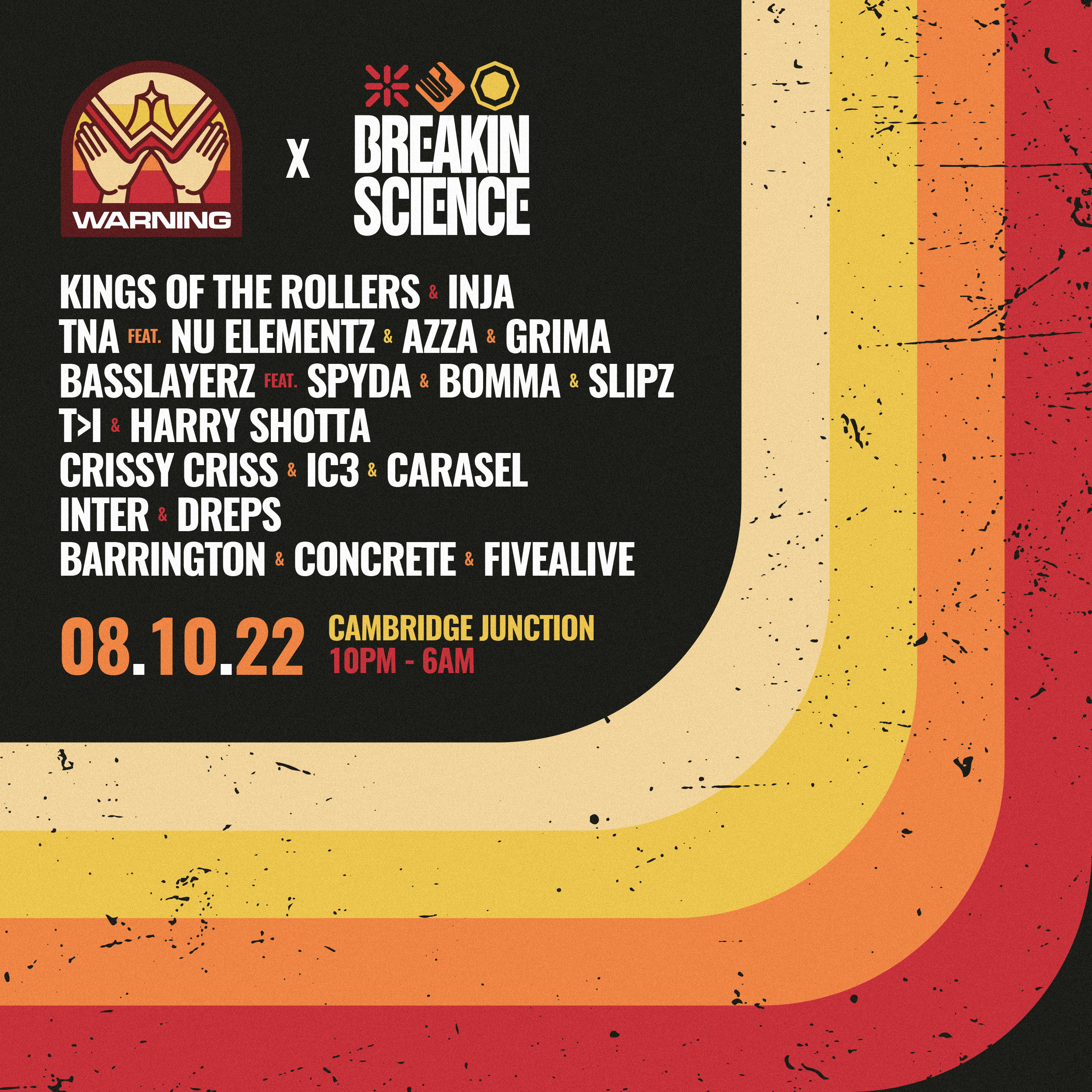 Warning vs Breakin Science - Warning